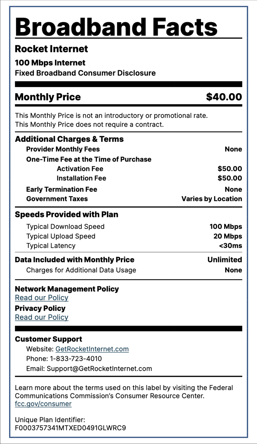 Check Availability of Rocket Internet at Your Address